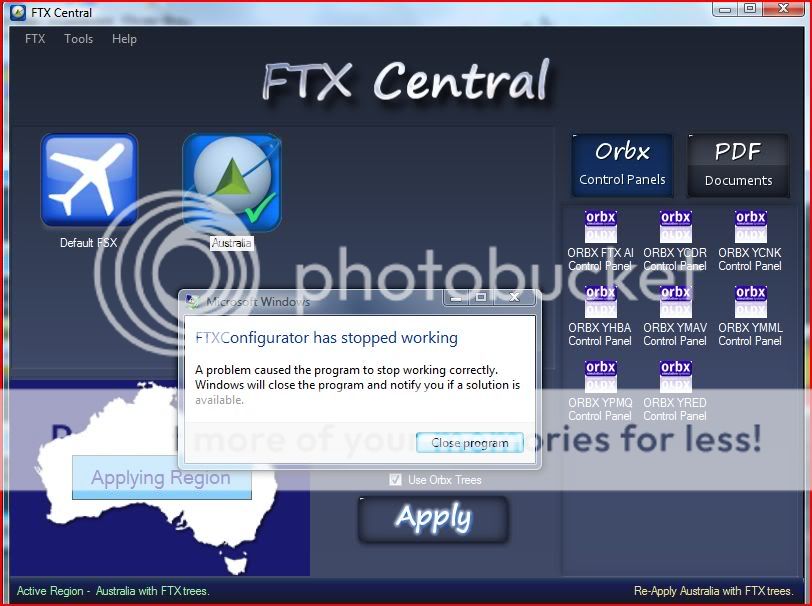 FTX Cental Issue - FSX Support Forum - Orbx Community and Support Forums